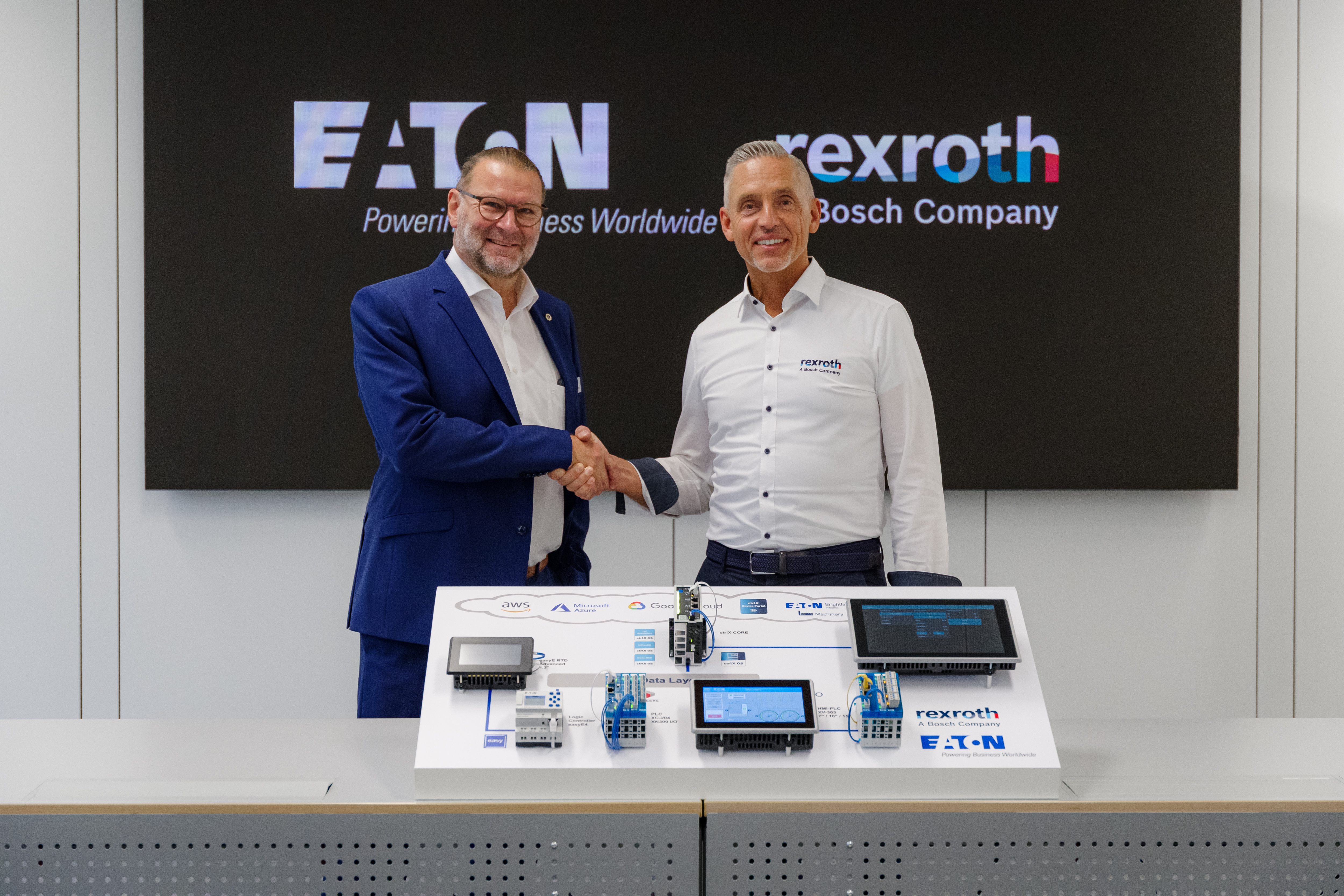 Joint demonstrator from Eaton and Bosch Rexroth at the SPS - ctrlX OS